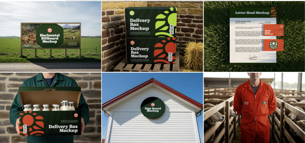 Free Farm Sign Board Mockup – Free PSD Template for Rural Business ...