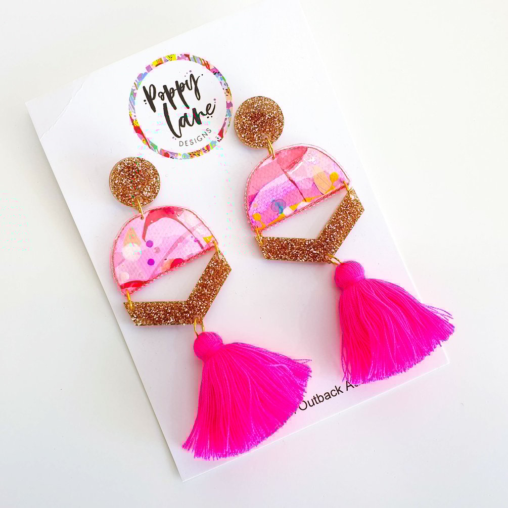 Poppy Lane Designs Earrings - Chevy Drops S7