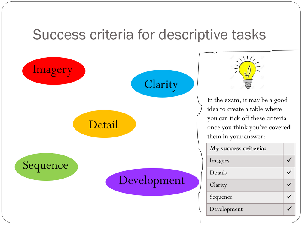 GCSE Digital Resource: Descriptive Writing (PDF)