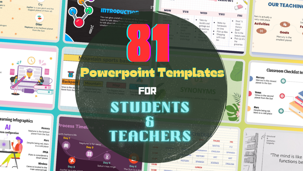 81 PowerPoint Templates for Students and Teachers
