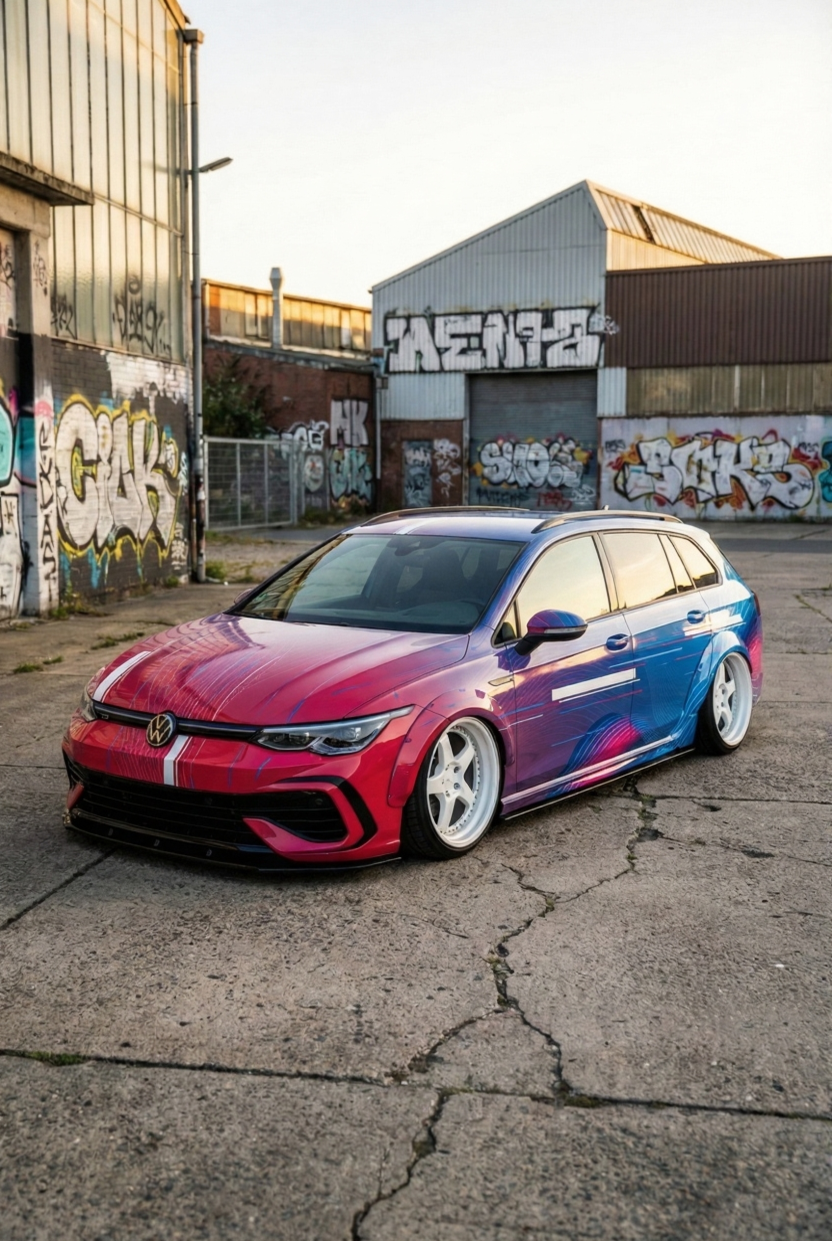 Neon Velocity - Wrap Design Pack 11 - Blue Cyan Red Livery (4K Textures)