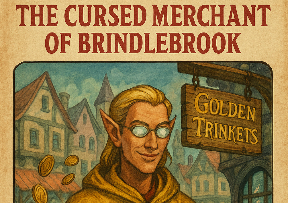 The Cursed Merchant of Brindlebrook – A 5e One-Shot Adventure Core Bundle