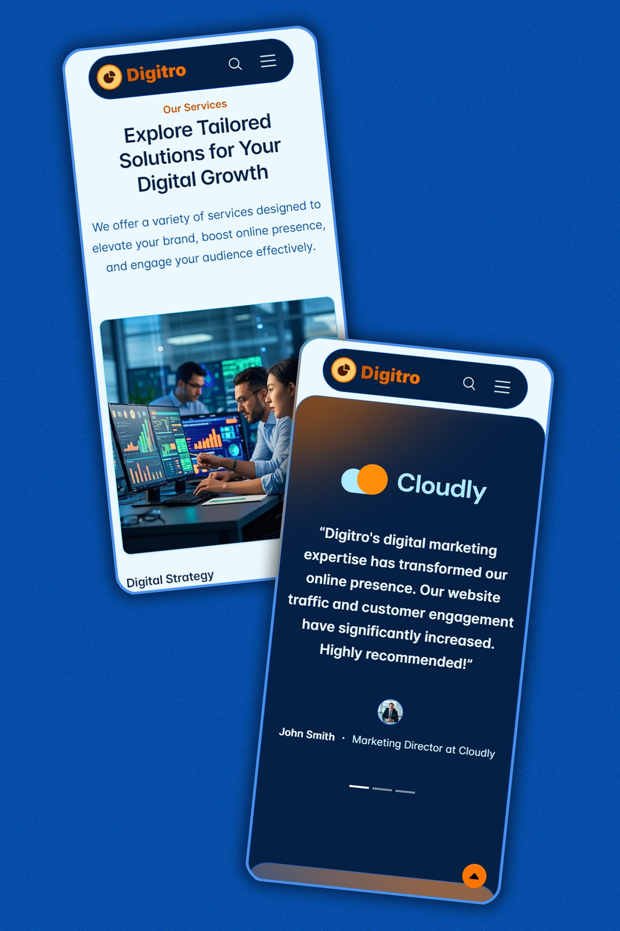 Digitro - Complete Digital Marketing Agency HTML Website Template