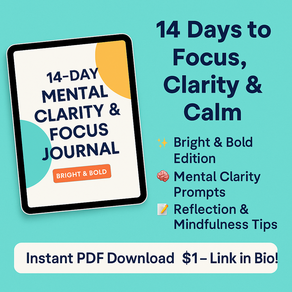 14-Day Mental Clarity & Focus Journal