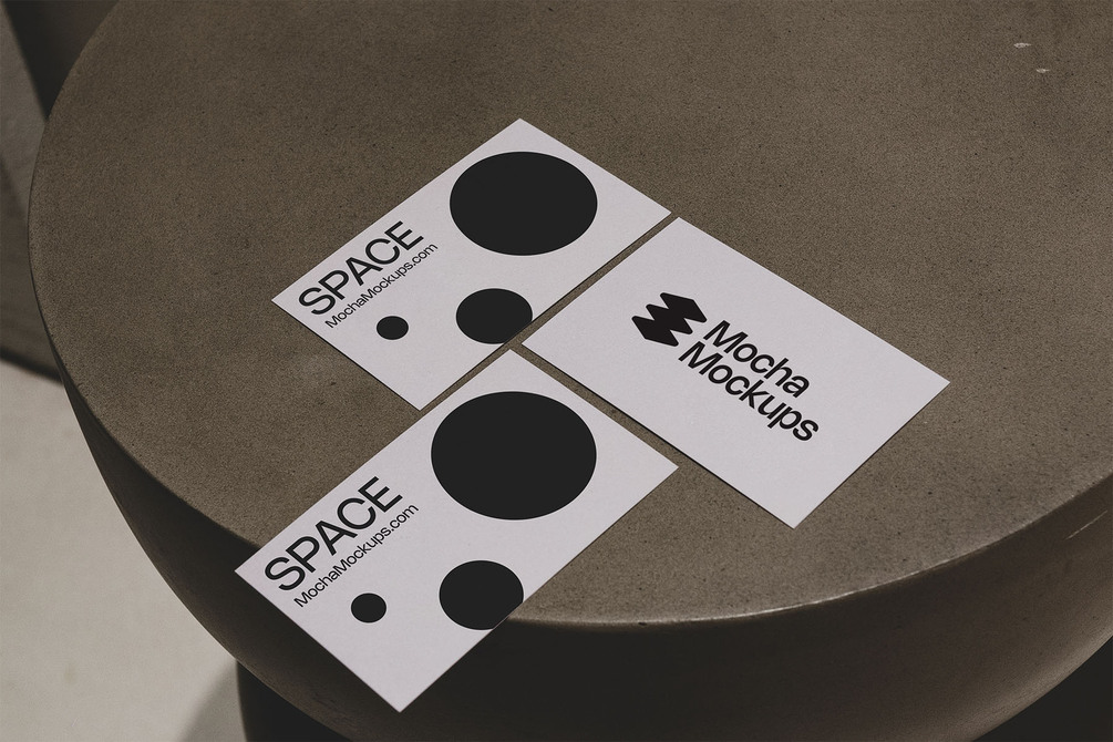 Business Card Mockup by Mocha Mockups