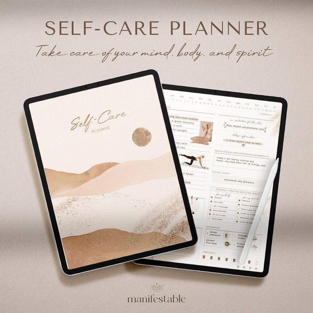 Self Care Planner | Digital Planner | GoodNotes Planner | iPad Planner ...
