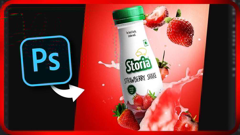 Yogurt Poster Design | Photoshop