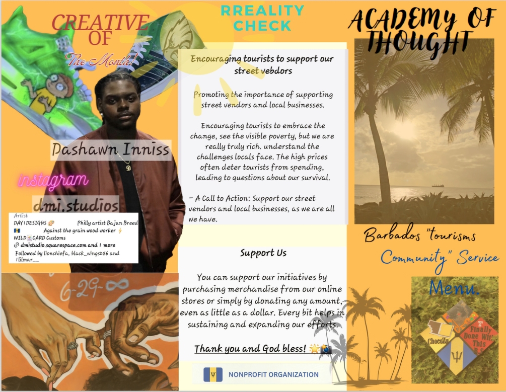 Tourism Community Service Menu
