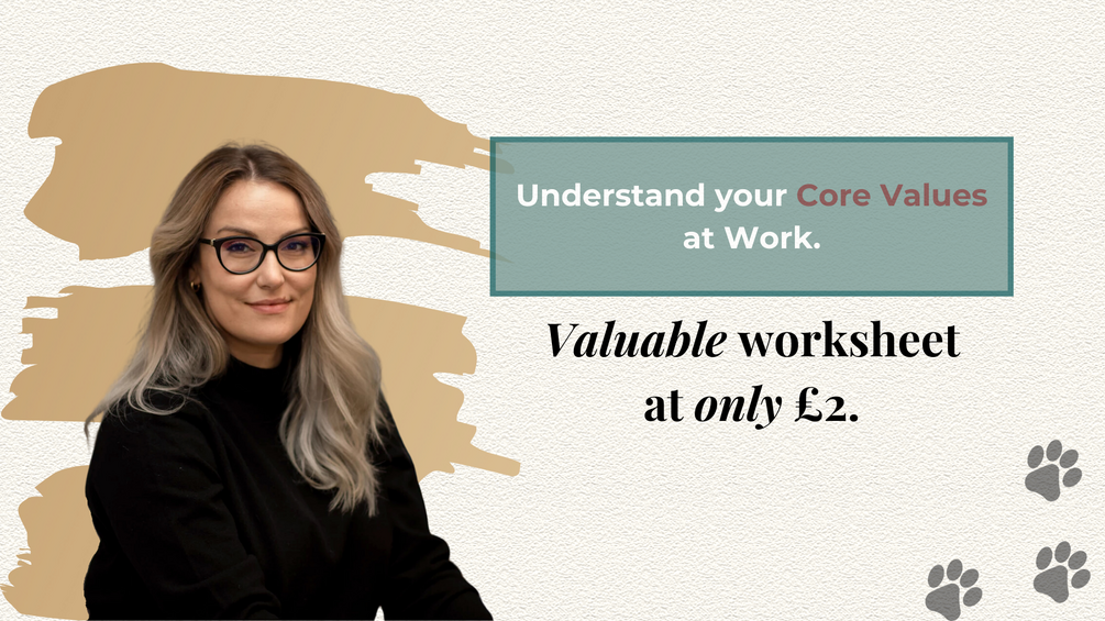Unlock Your Career Potential: "Your Core Values at Work" Worksheet