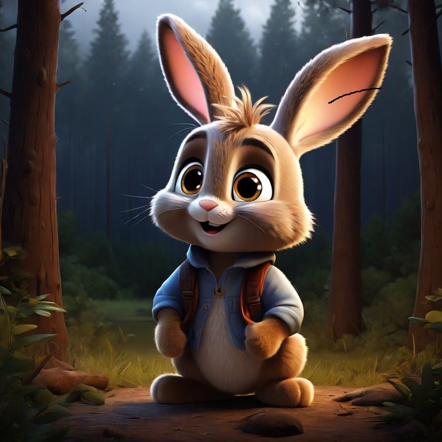 The Brave Little Rabbit_ Book Story for kids