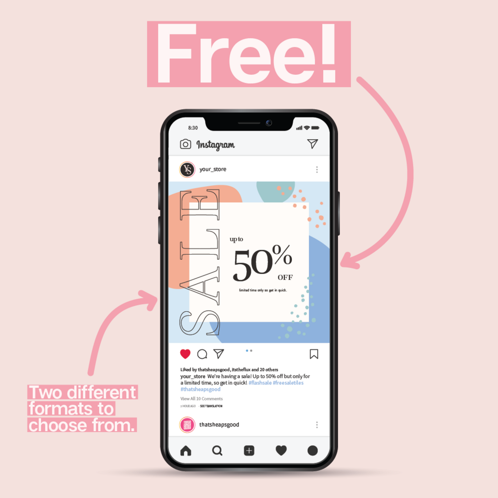 POST SALE TILES - FREE