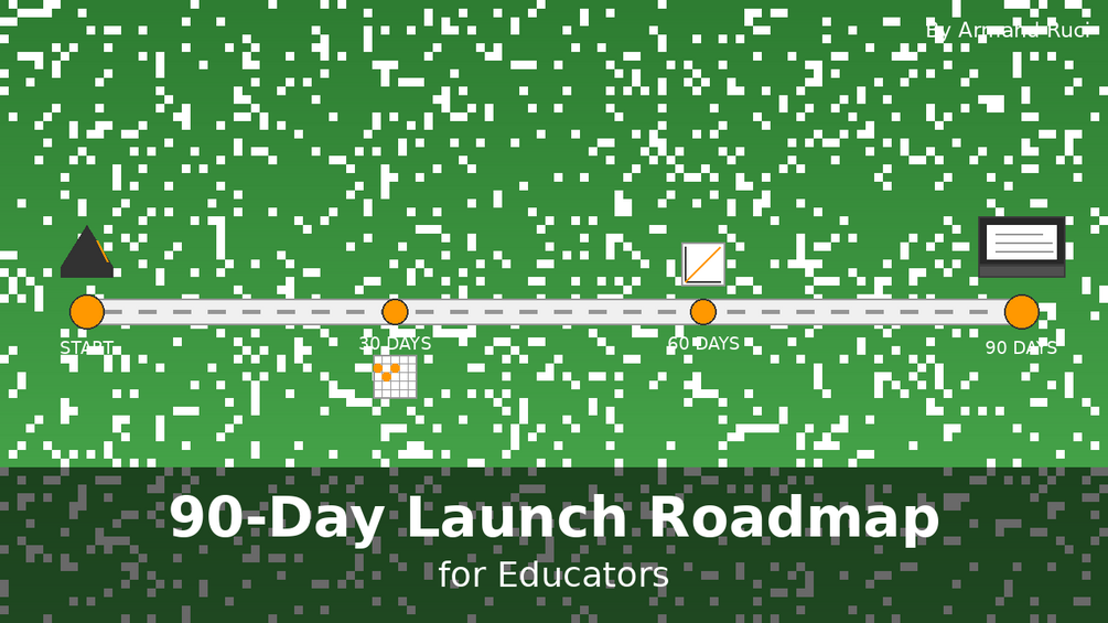 90-Day Launch Roadmap for Educators By Armand Ruci