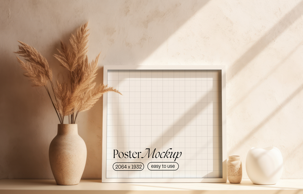 Aesthetic Poster Mockup / #409