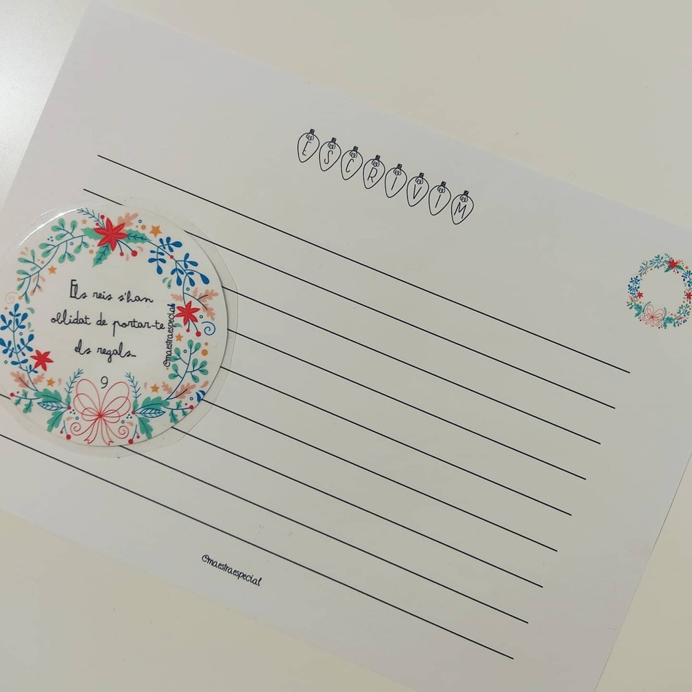 NAVIDAD: Descripciones y escritura (CAST/CAT)