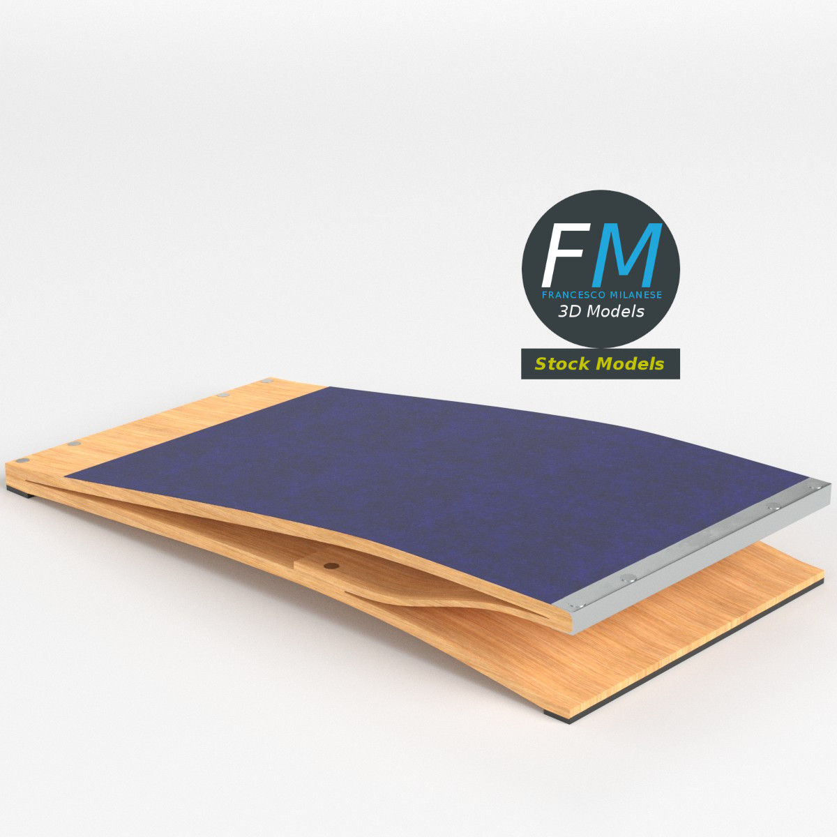3D MODEL - Gymnastics springboard 1
