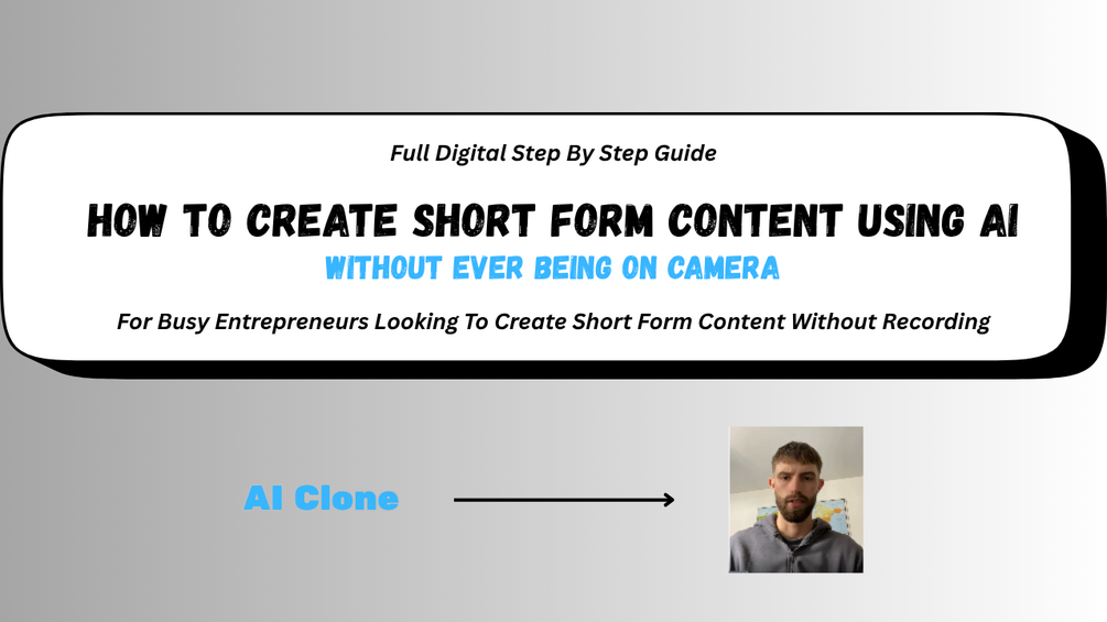 How To Create Short Form Content Using AI Without Being On Camera ...