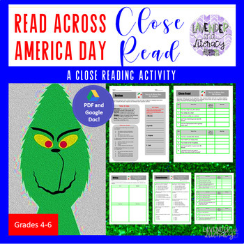Read Across America Day Activity | Reading Comprehension