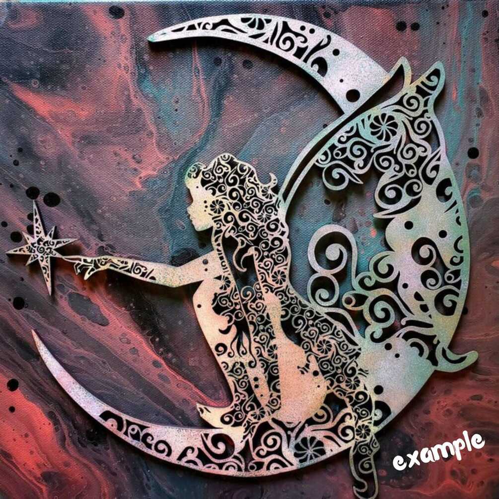 mermaid with fork | designs for laser and vinyl