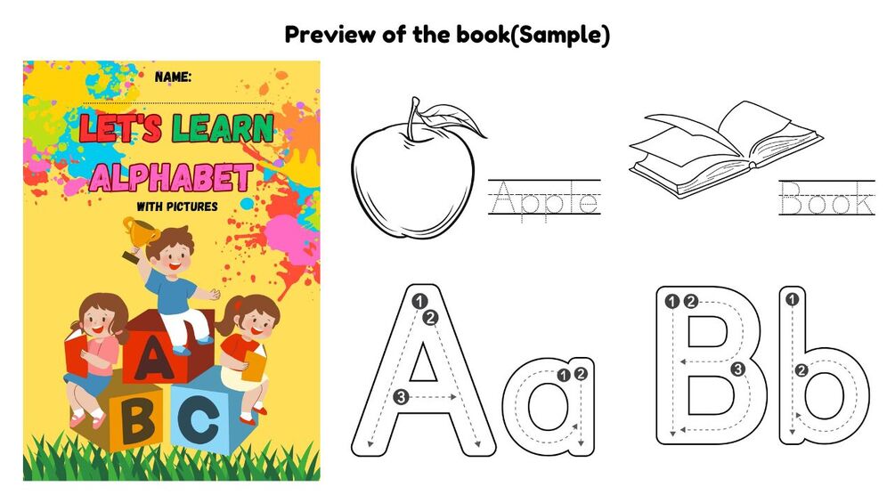 Alphabet Book A-Z Writing with Pictures