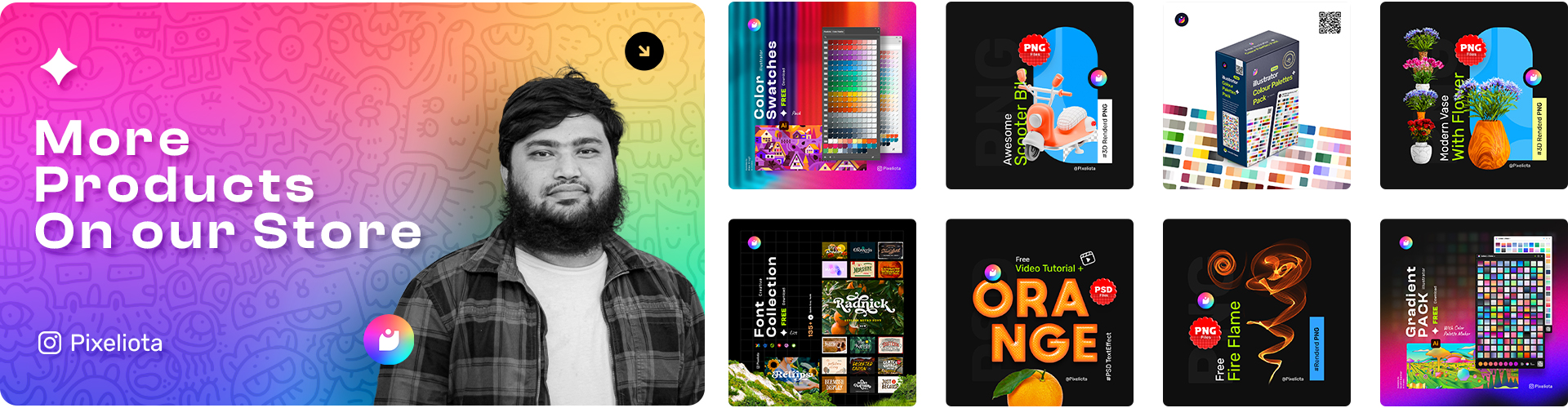 illustrator Gradient Pack & Color Palette Maker