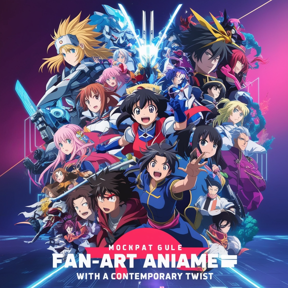 Dive into the World of Anime Fan Art 🎨 #AnimeFanArt #OtakuArt