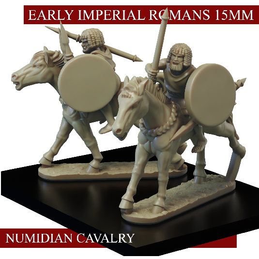 15mm Imperial Romans: Numidian Cavalry
