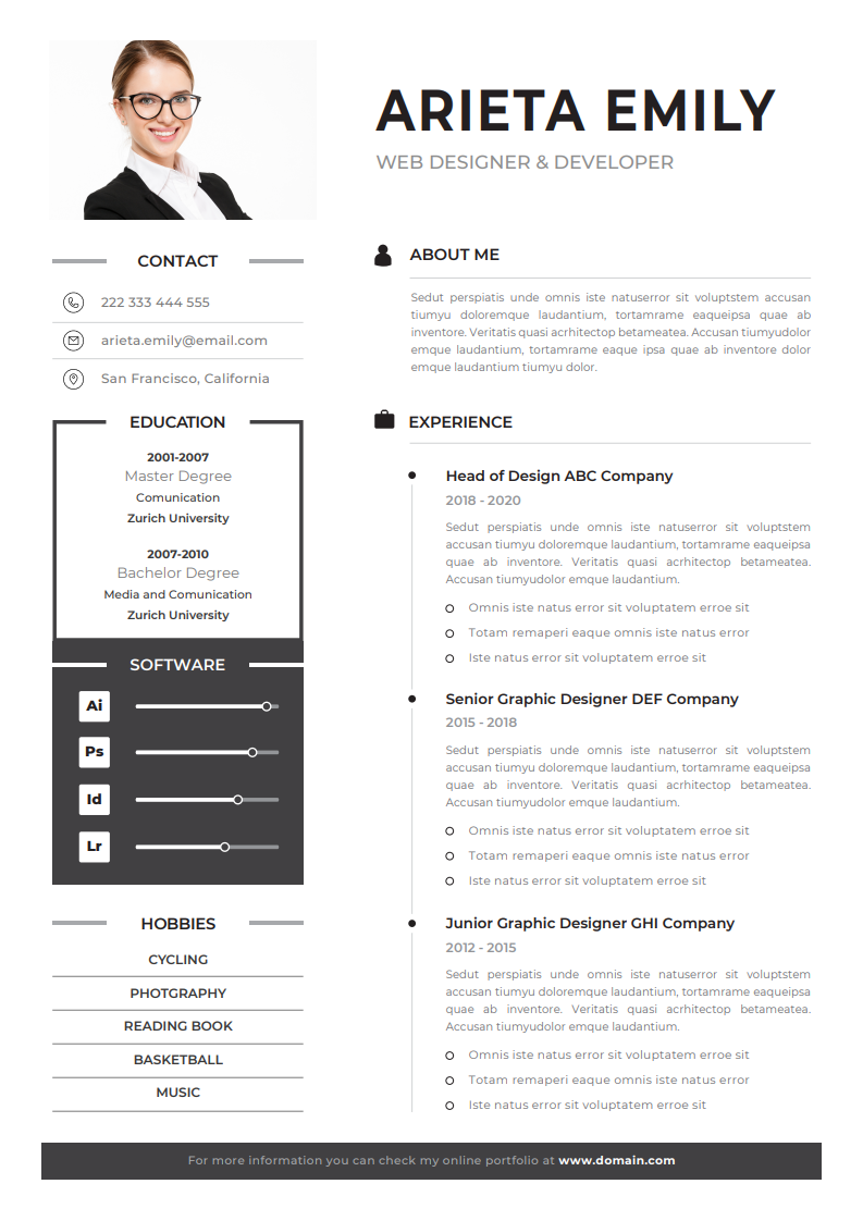 CV template