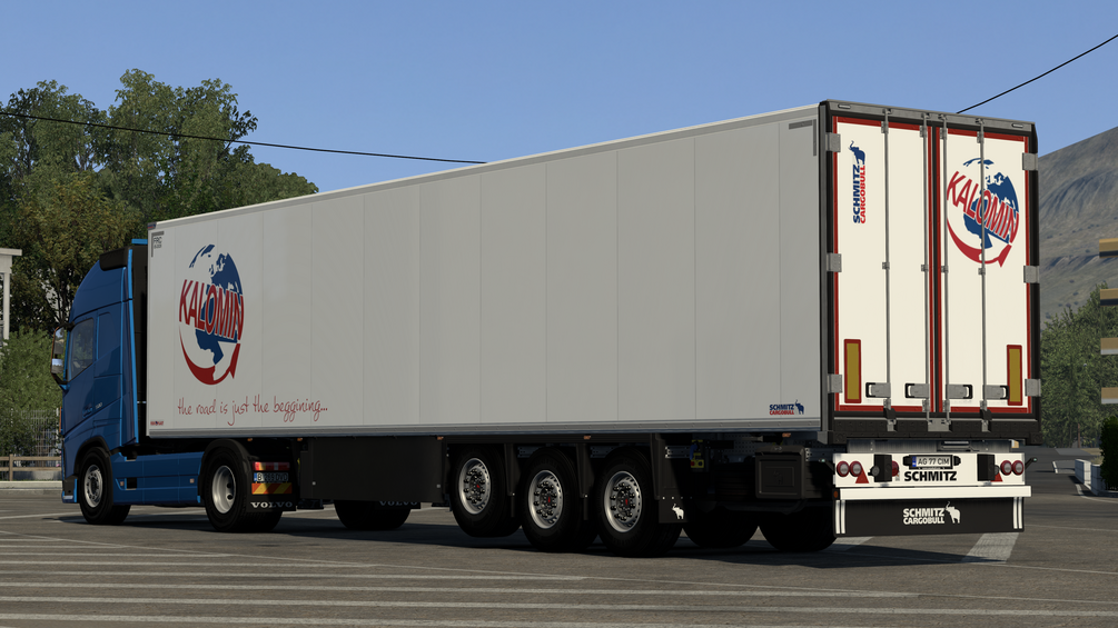 KALOMIN skin combo for Volvo FH4 & Schmitz S.KO Cool dlc . ETS2