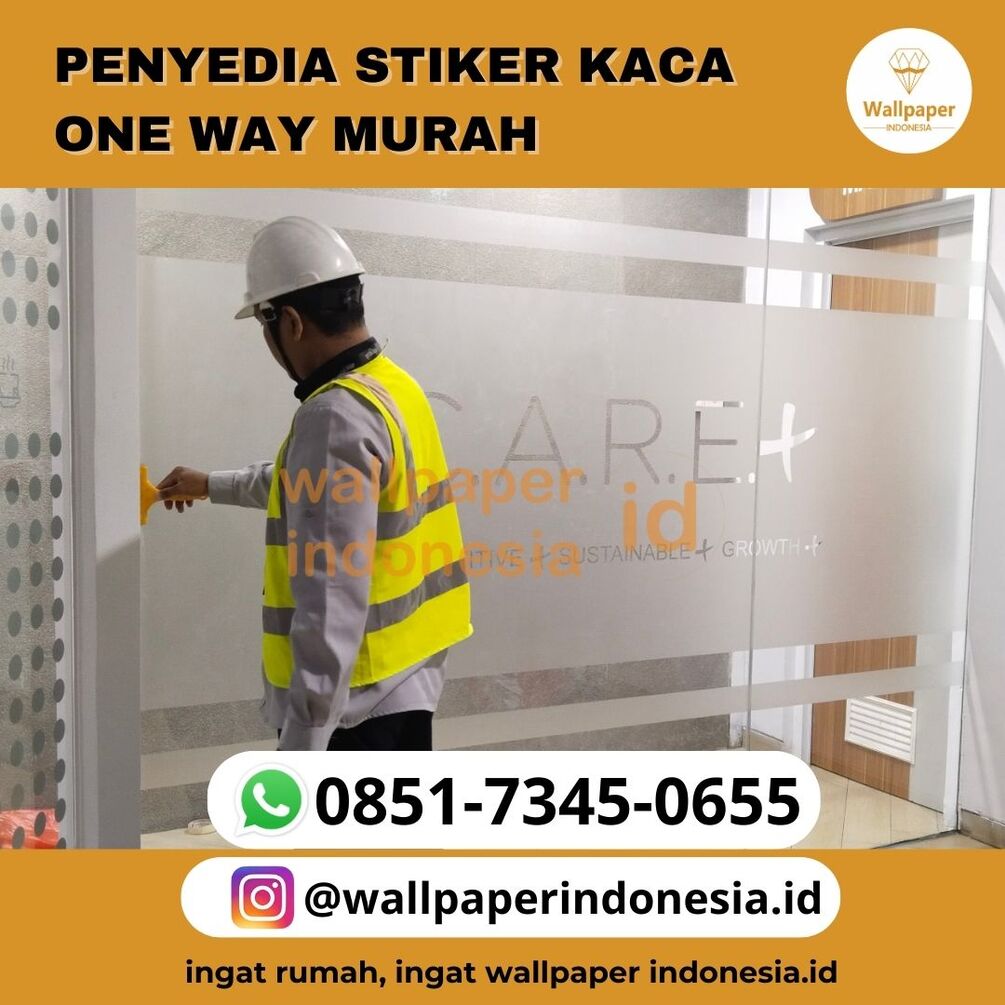 PENYEDIA STIKER KACA ONE WAY MURAH