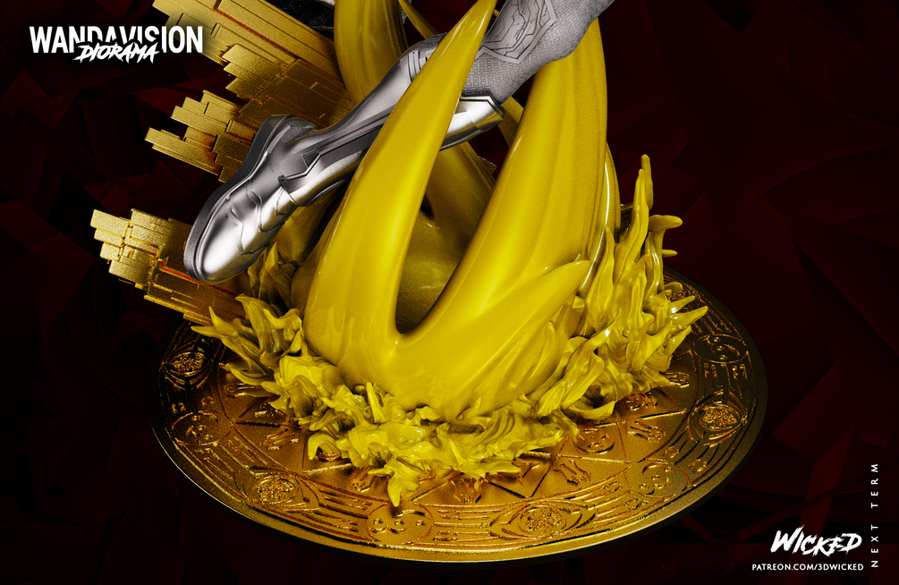 Wicked Vision Sculpture: Tested and ready for 3d printing