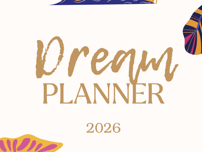 Dream Daily Planner 2026