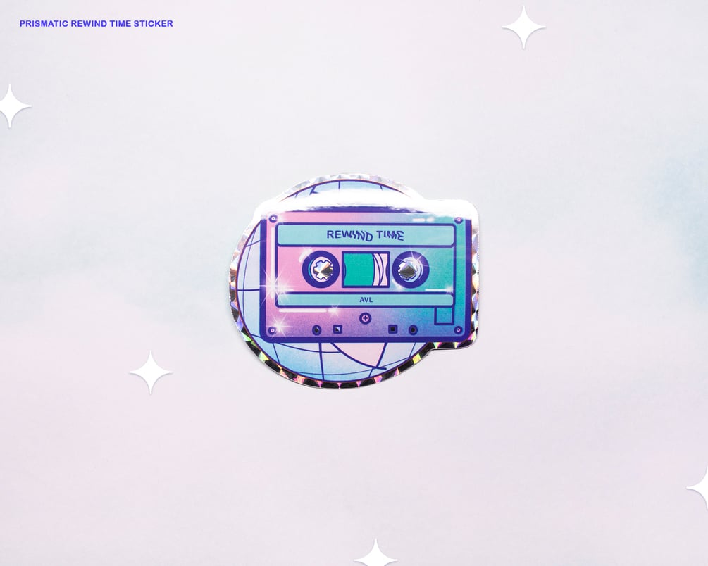 Prismatic Rewind Time Sticker