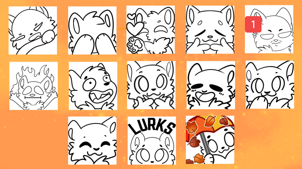 Discord Twitch Emoji Base Pack Of 13 #3
