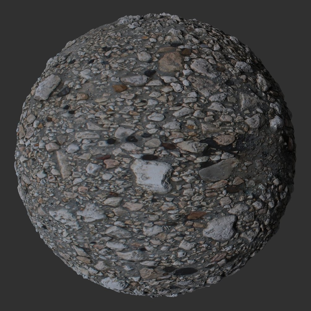 Gravel Ground 4 PBR Material