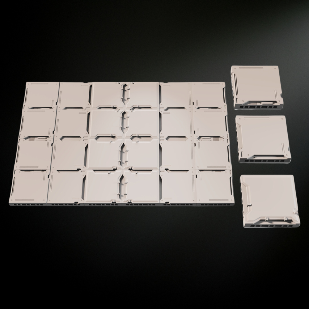 Sci-Fi Tile Pack 11– Modular Floor Tiles for 3D Printing | Sci-Fi ...
