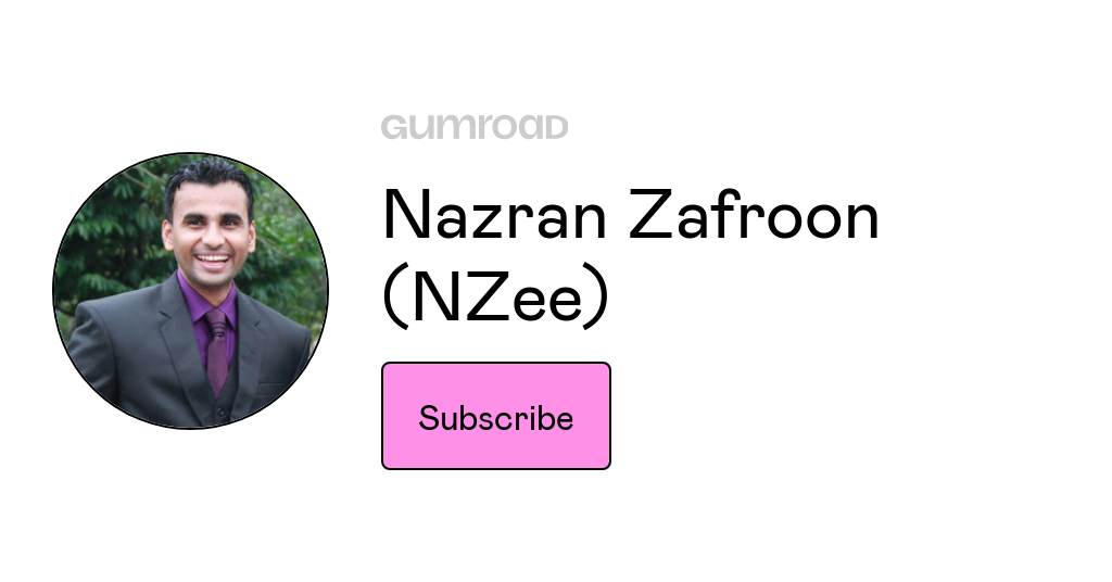 Nazran Zafroon (NZee)