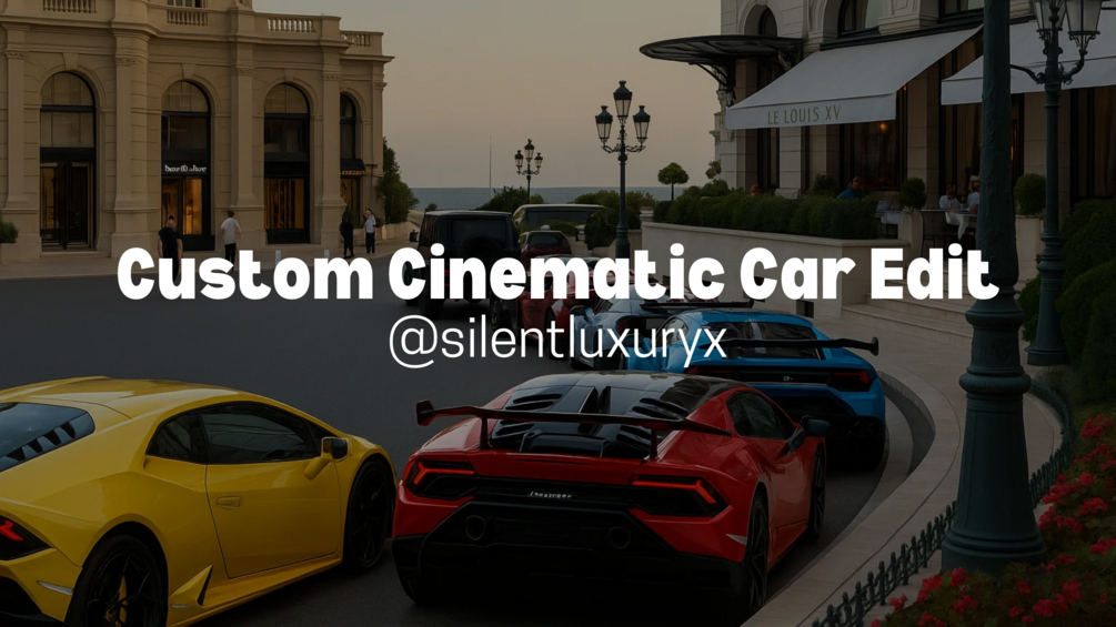 Custom Car Edit – by SilentLuxuryX