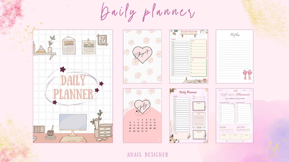 Daily planner full of love