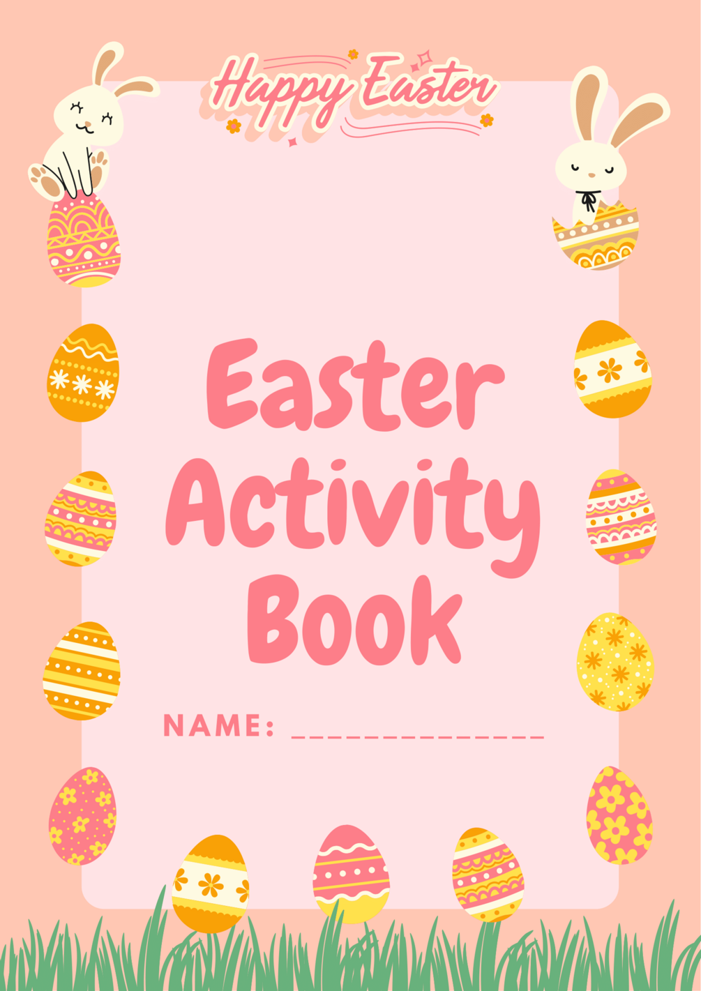 Kids Easter Activity Book