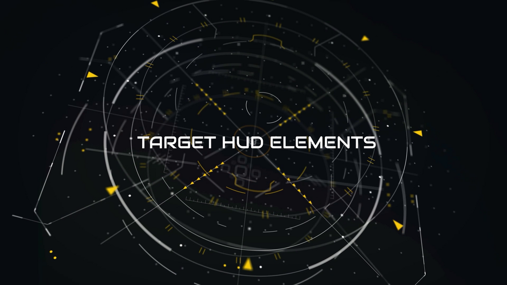 Target HUD Elements: (Drag & Drop) Motion Graphics