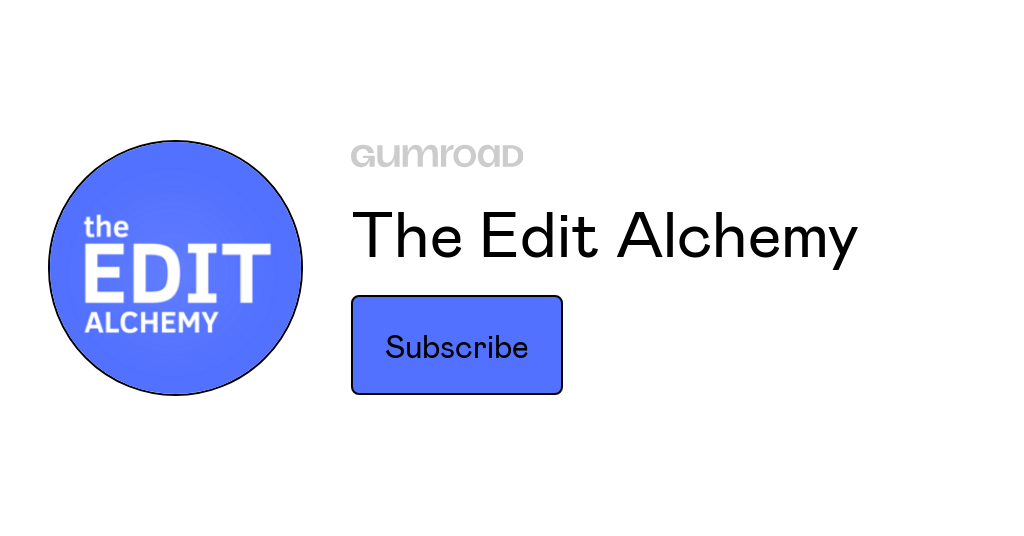The Edit Alchemy