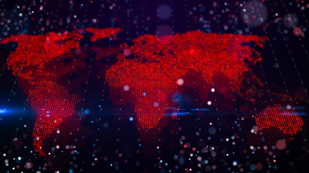 World map -Stardust Tutorial After Effects