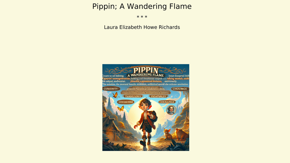 Pippin; A Wandering Flame