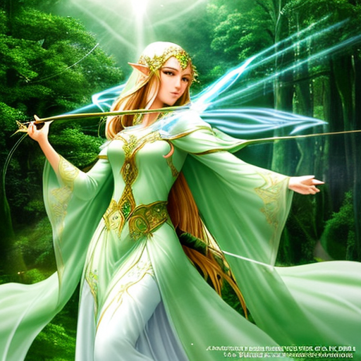 The girl elven