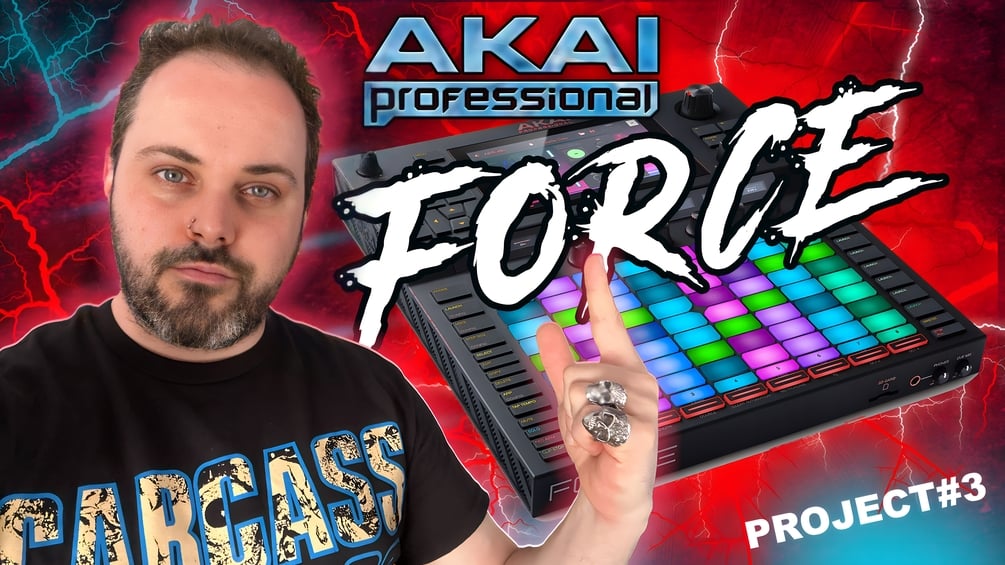 🎹 AKAI FORCE 🎹 🔴TECHNO PROJECT#03🔴