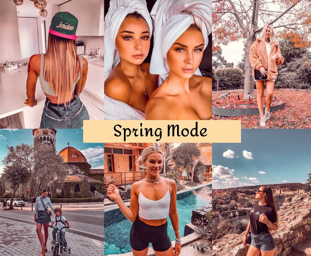 Spring Mode 3 Preset Pack | Lightroom (3 filters)