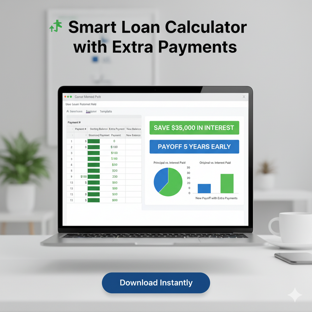 Loan Calculator with Extra PAYMENTS