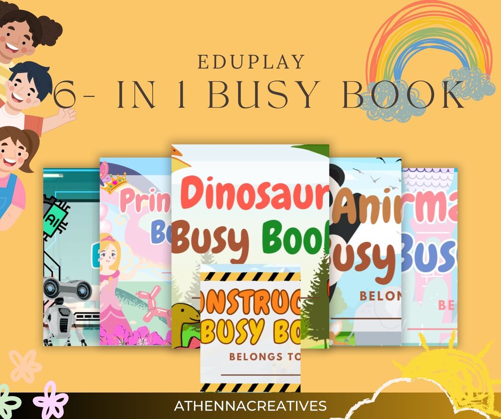 EDUPLAY 6 in 1 Busy Book