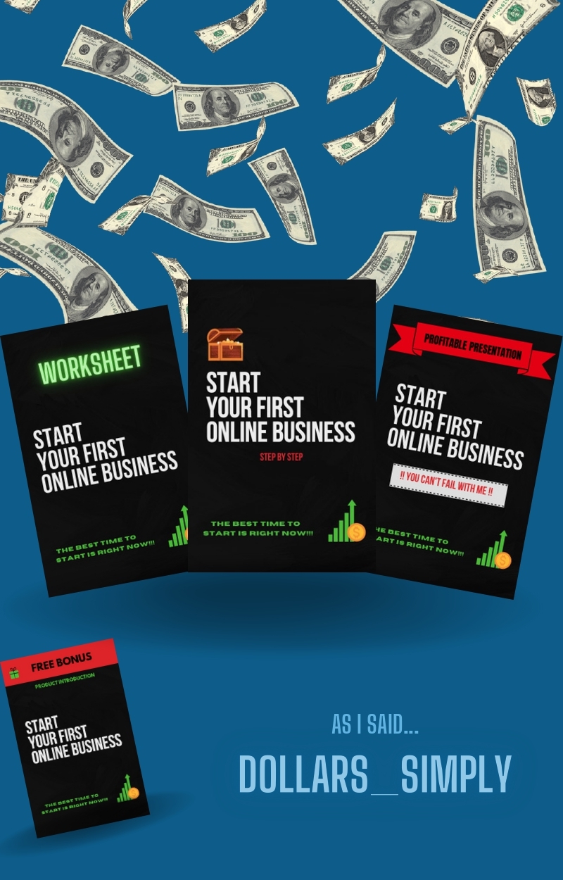 START YOU FIRST ONLINE BUSINESSS