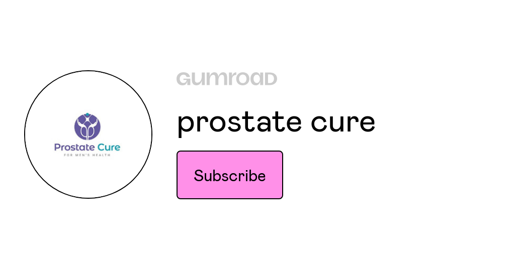 prostate cure